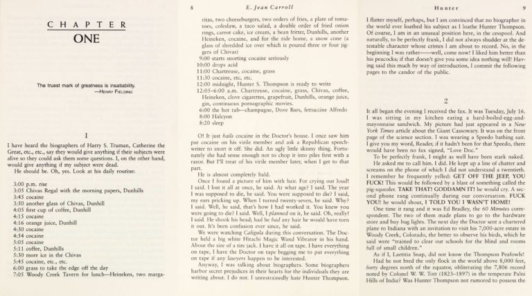 Debunking Hunter S. Thompson’s Daily Routine